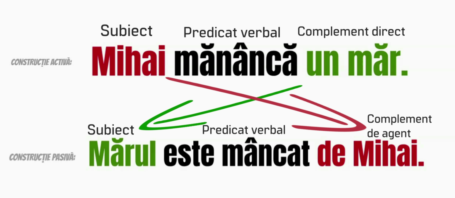 Construcțiile verbale active și construcțiile verbale pasive - Cosmin ...