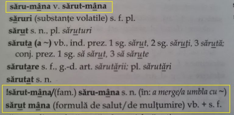 „Sărut-mâna” sau „Sărut mâna”? - Cosmin Șontică